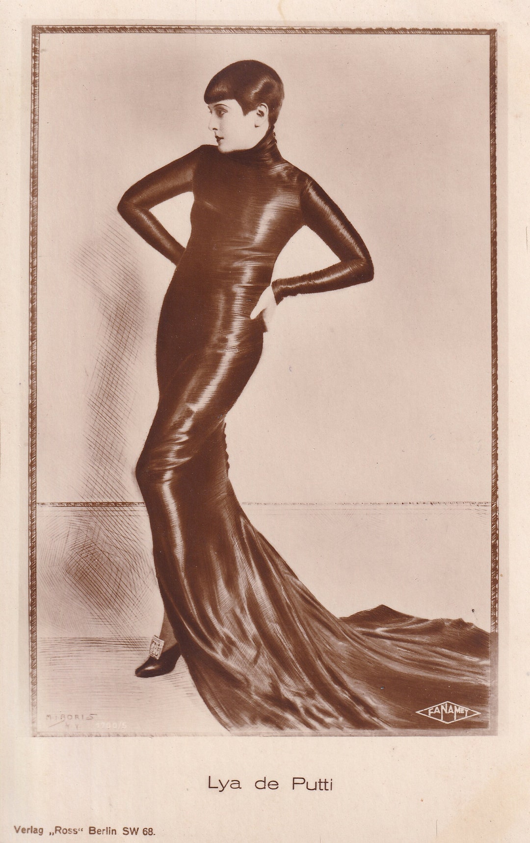 Vintage Postcard, Lya De Putti, Movie Star, Cinema Artist, Actress, Memorabilia, Beauty Woman ...