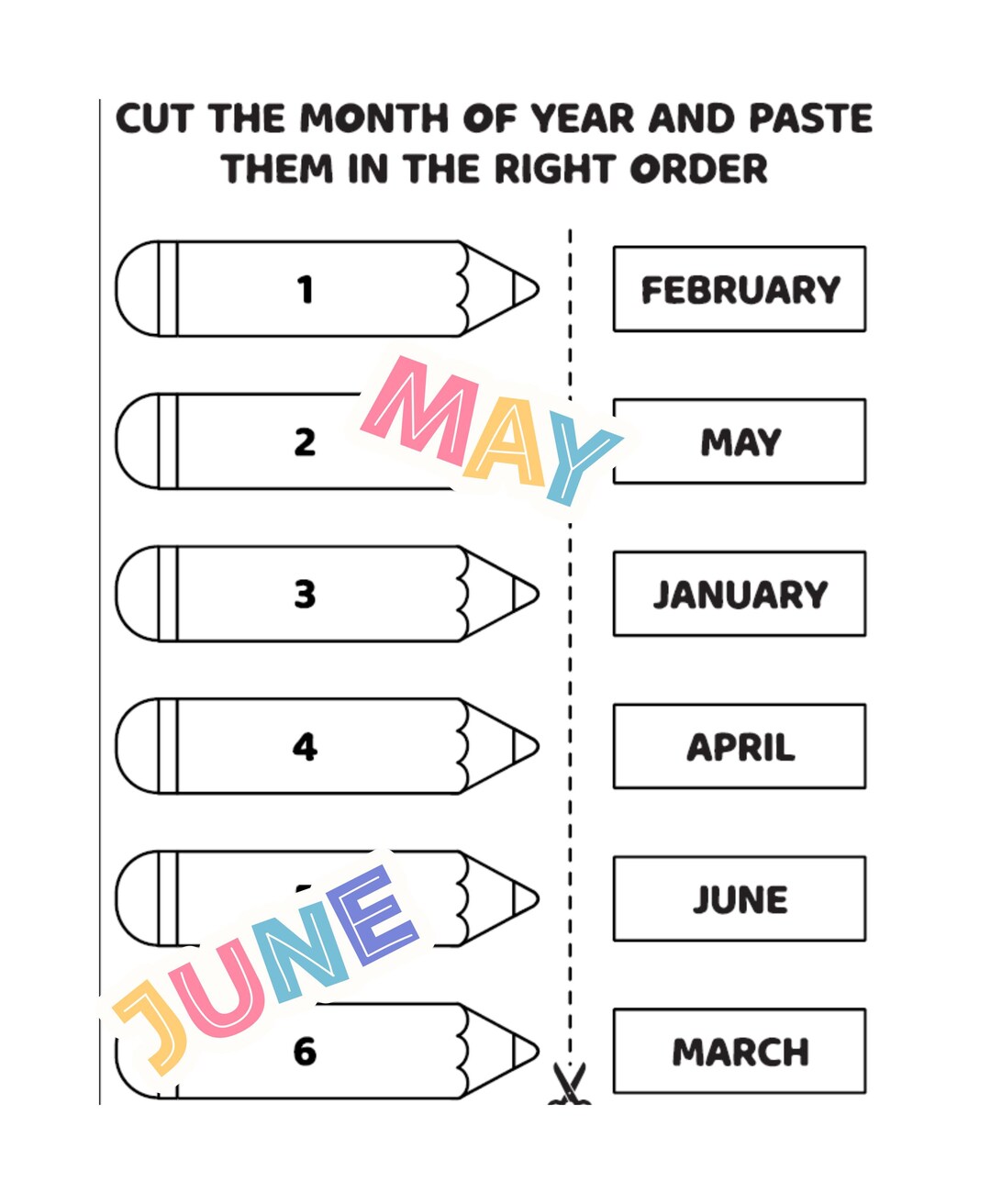 Months of the Year Magic: Printable Fun for Kids, Educational Activity ...