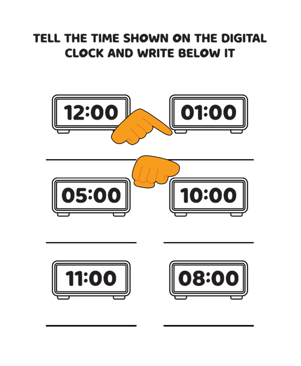 Tell the Time: Fun Printable Clock Activities for Kids - Educational ...