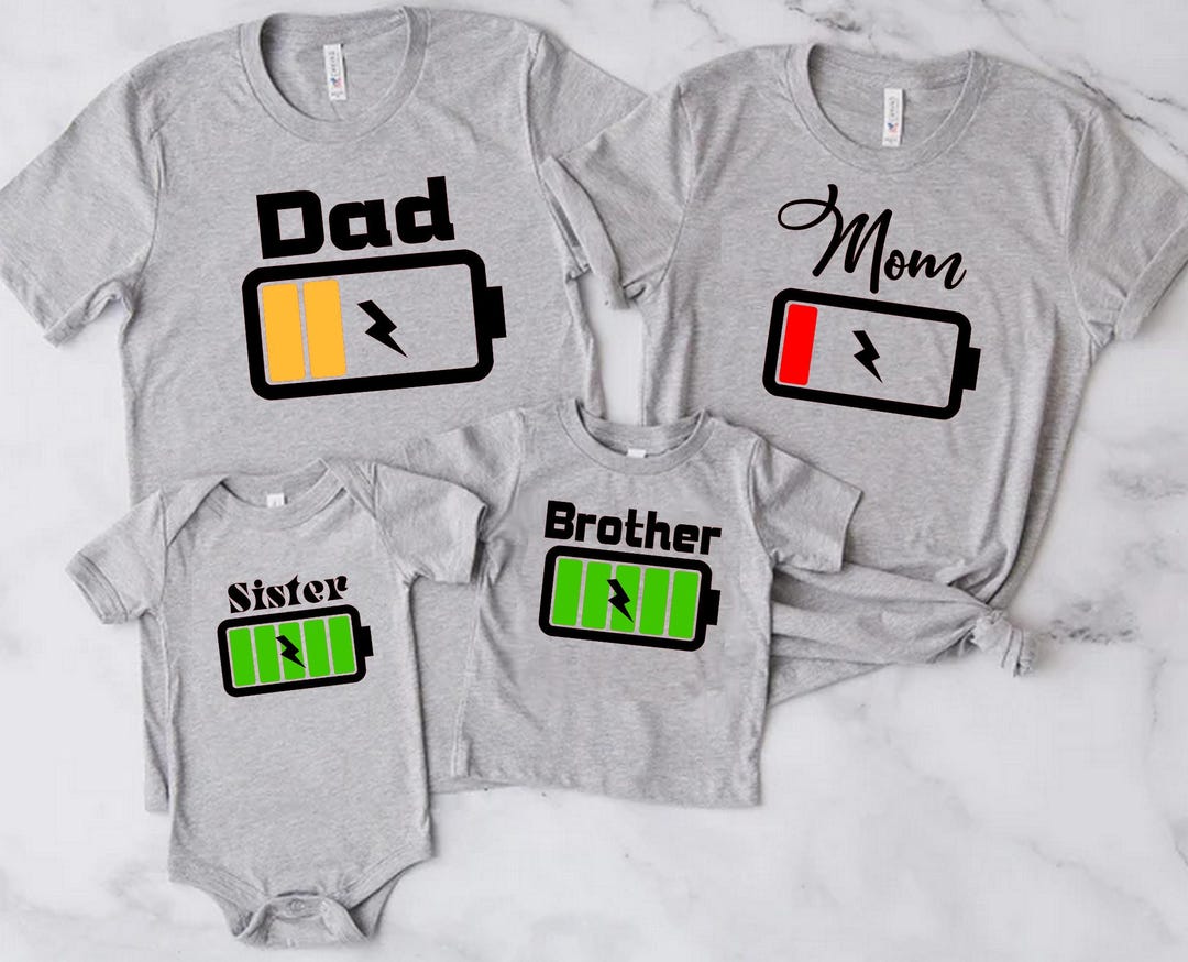 Battery Life Family Shirts, Battery Family Shirts, Battery Sweatshirt ...