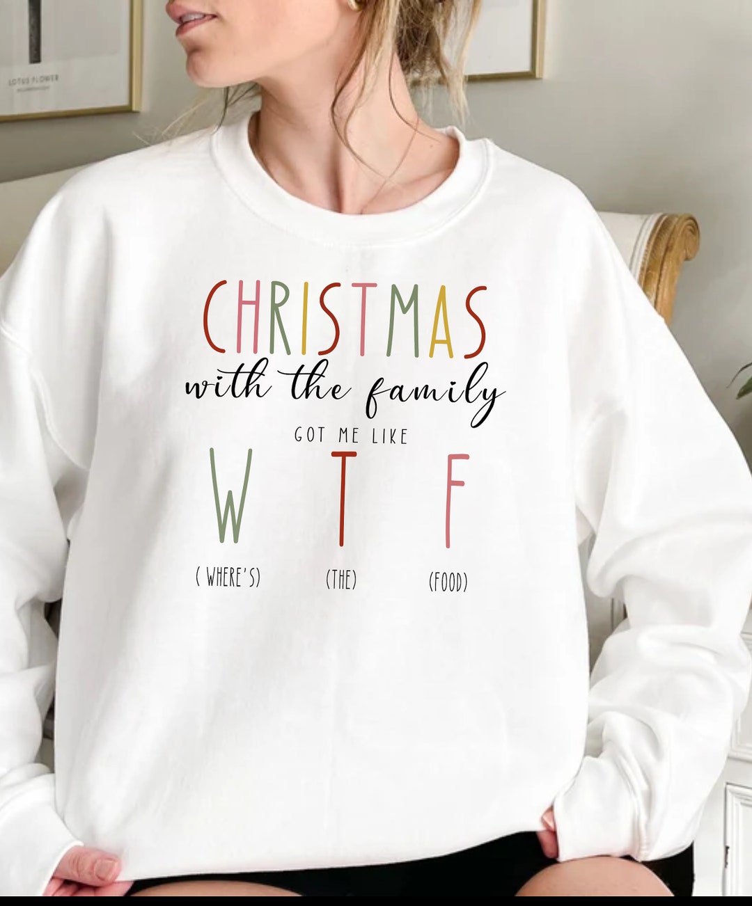Wtf Sweatshirt, Wtf Where's the Food Shirt,wtf Family, Wtf Tee, Funny ...