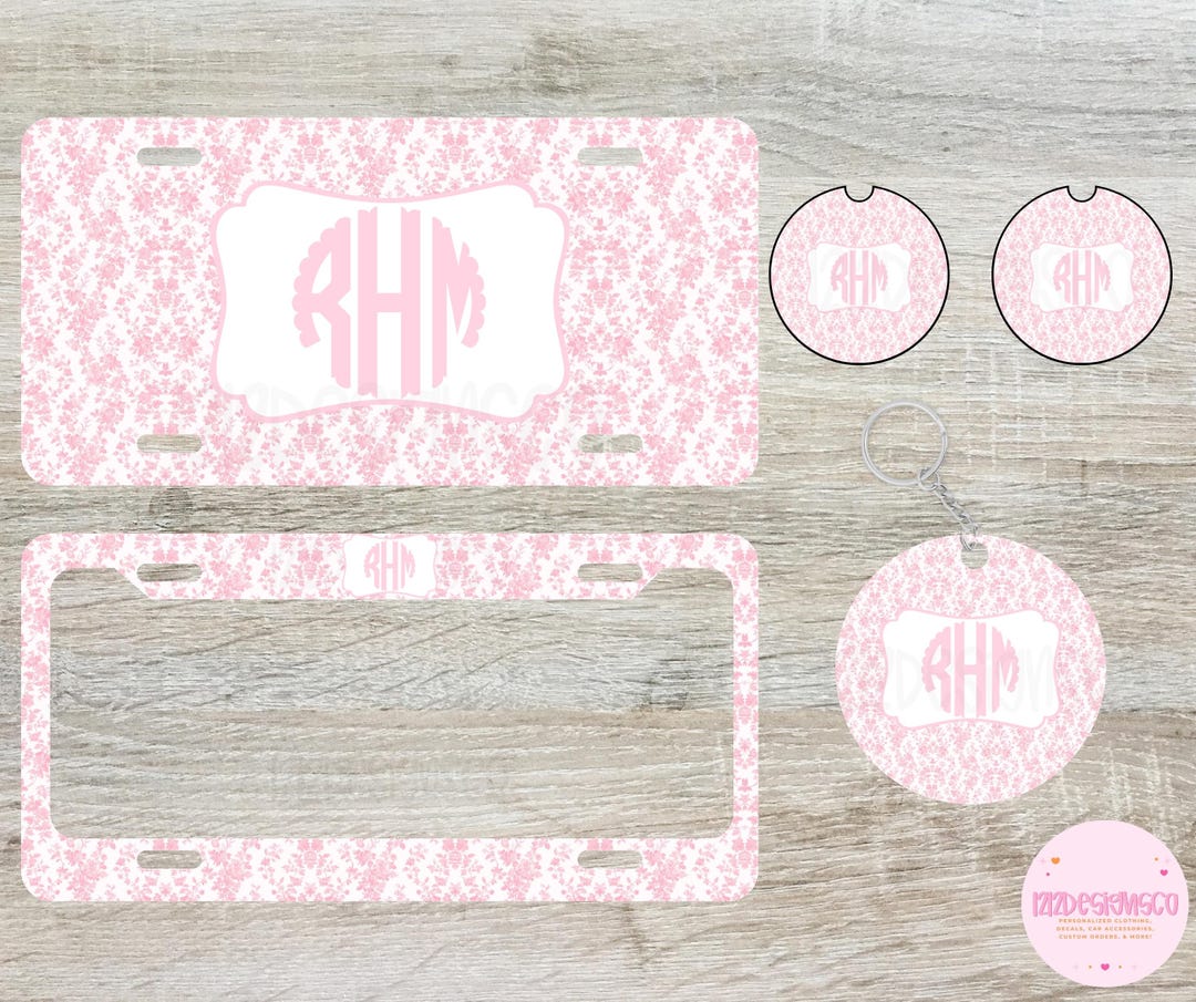 Front License Plate, Car Coasters, Rear Frames, Custom Keychains ...