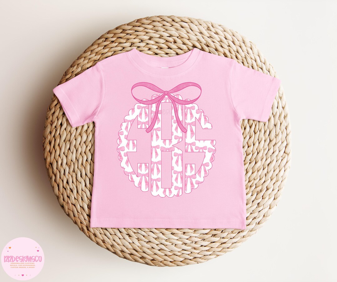 Monogram Toddler Shirt, Custom Shirts for Kids, Personalized T-shirts ...