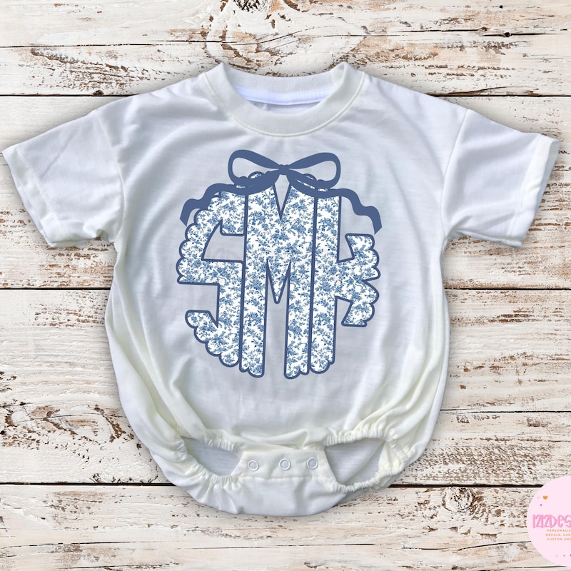 Monogrammed Baby Clothes - Etsy