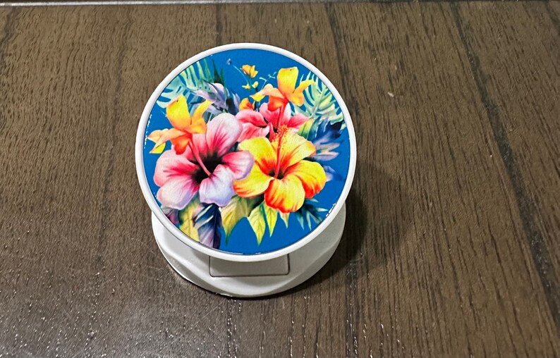 Hawaiian Flower Pop Socket - Etsy
