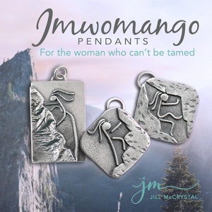 Rock Climbing Jewelry - Sterling Pendant - Climbing Jewelry - Outdoor ...