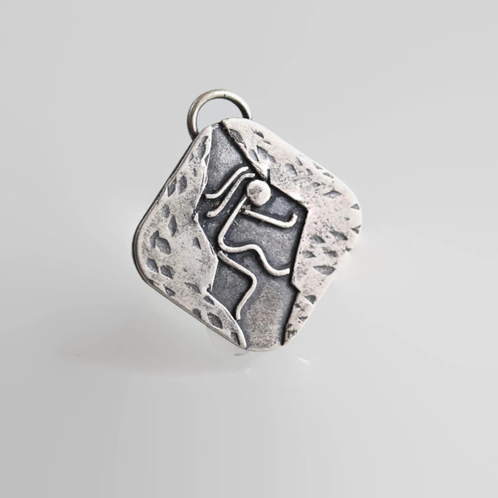 Rock Climbing Jewelry - Sterling Pendant - Climbing Jewelry - Outdoor ...