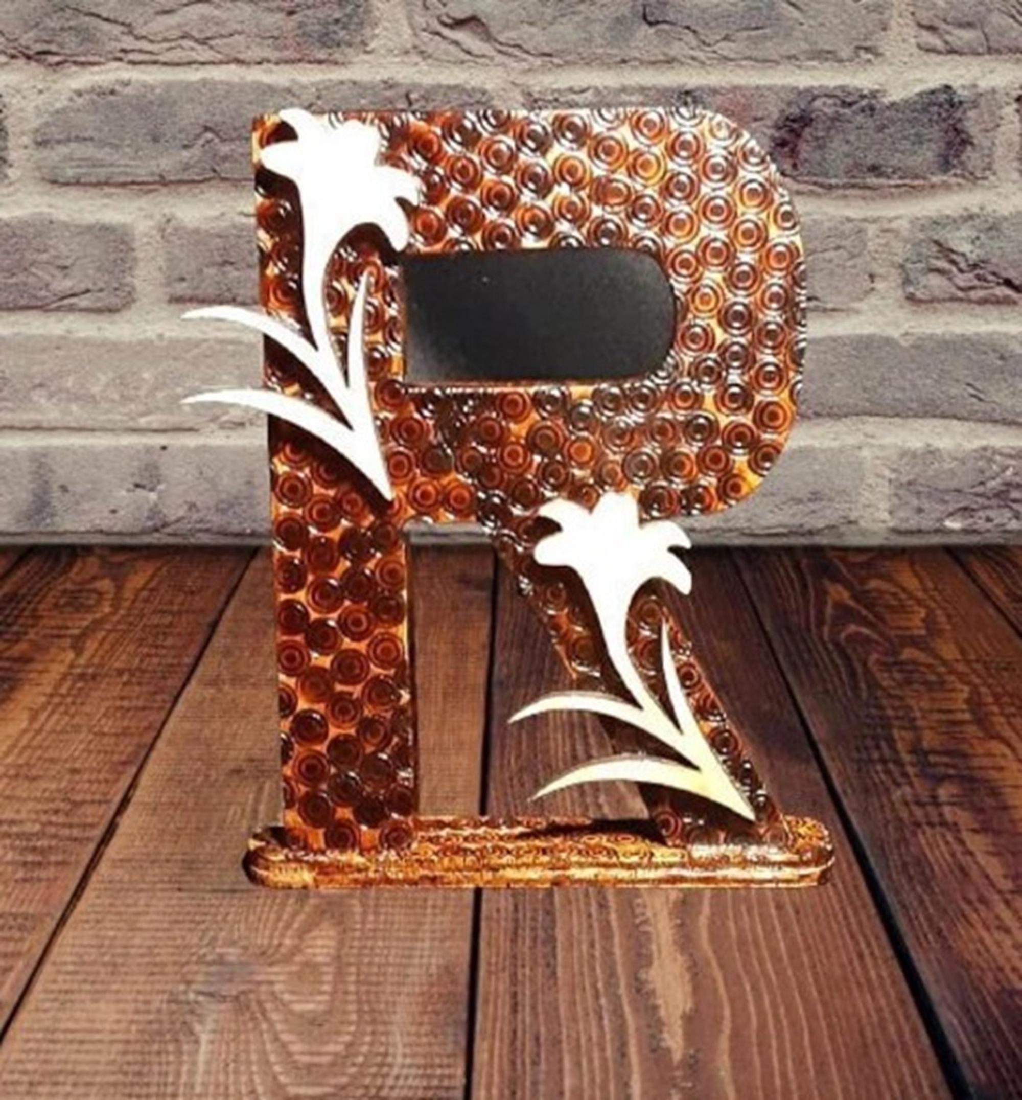 Free Standing Large Decor Wood Letter "r", Book End Wood Letters, Decor ...