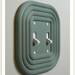Mid-century Modern Oval Light Switch Cover Plate for Toggle Light ...