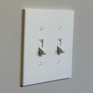 Minimalist 3D Printed Toggle Style Light Switch Cover Plate - Etsy