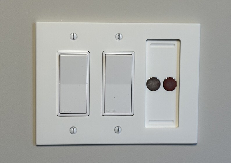 Philips Hue Dimmer Switch V1 2-gang Decorator Light Switch Wall Plate ...