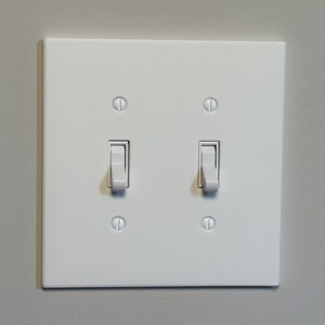 Minimalist 3D Printed Toggle Style Light Switch Cover Plate - Etsy