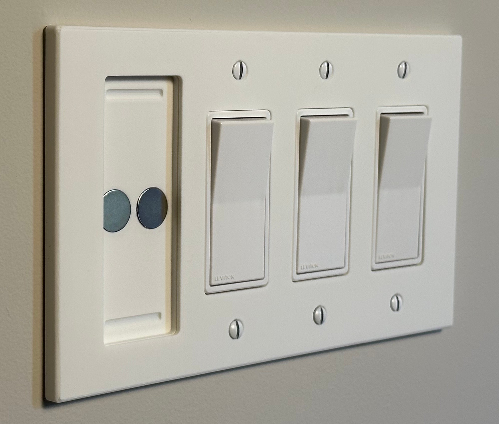 Philips Hue Dimmer Switch V1 3-gang Decorator Light Switch Wall Plate ...