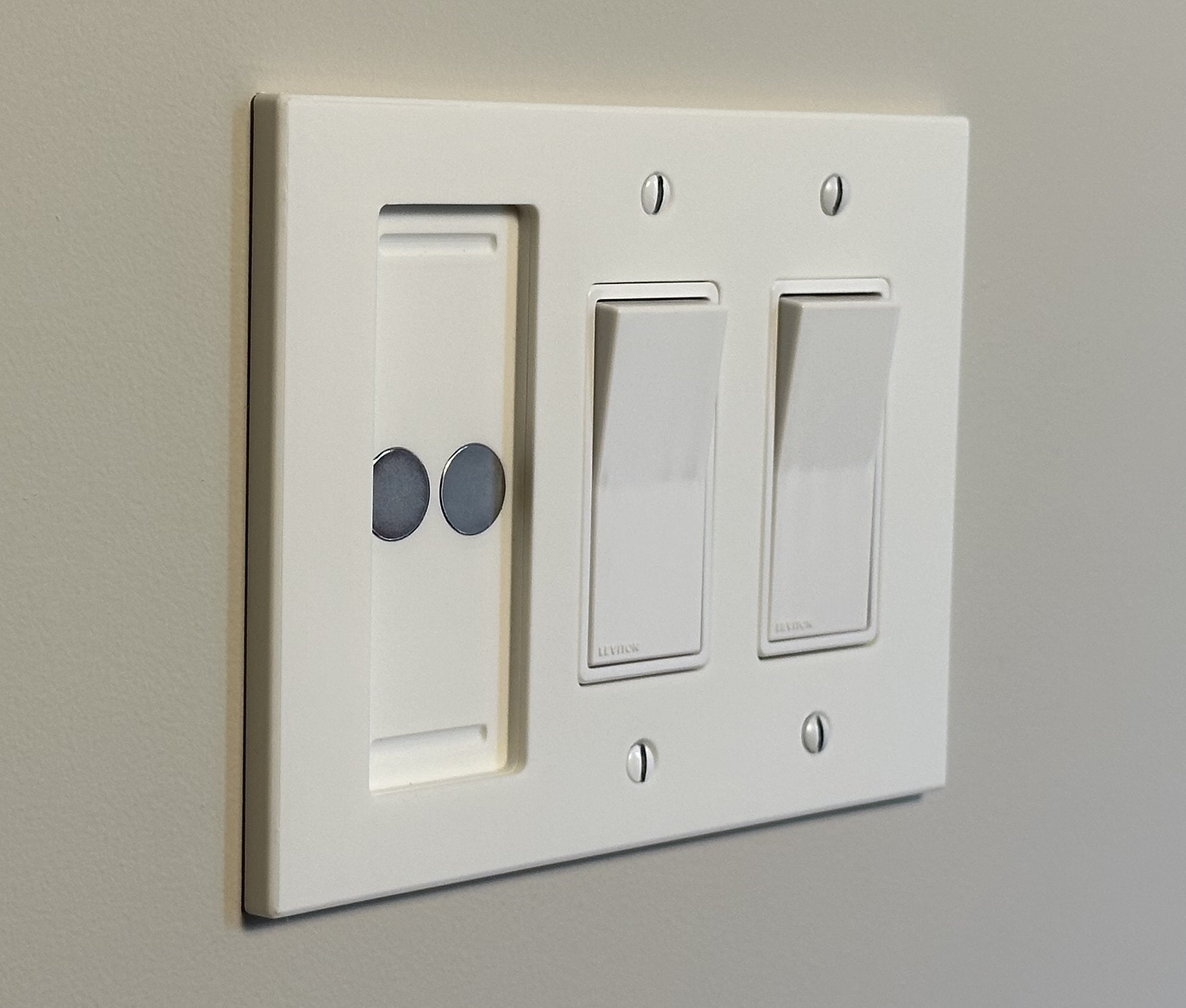 Philips Hue Dimmer Switch V1 2-gang Decorator Light Switch Wall Plate ...