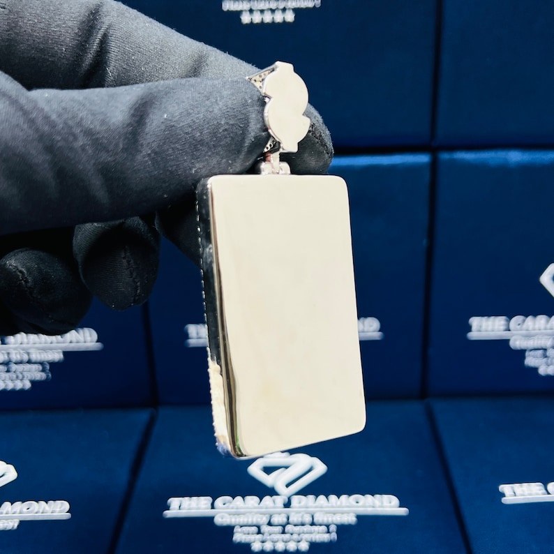 Iced Out Custom kash 23 Rulez Letter Pendant, Silver/10k Gold 1.25x2.6 ...