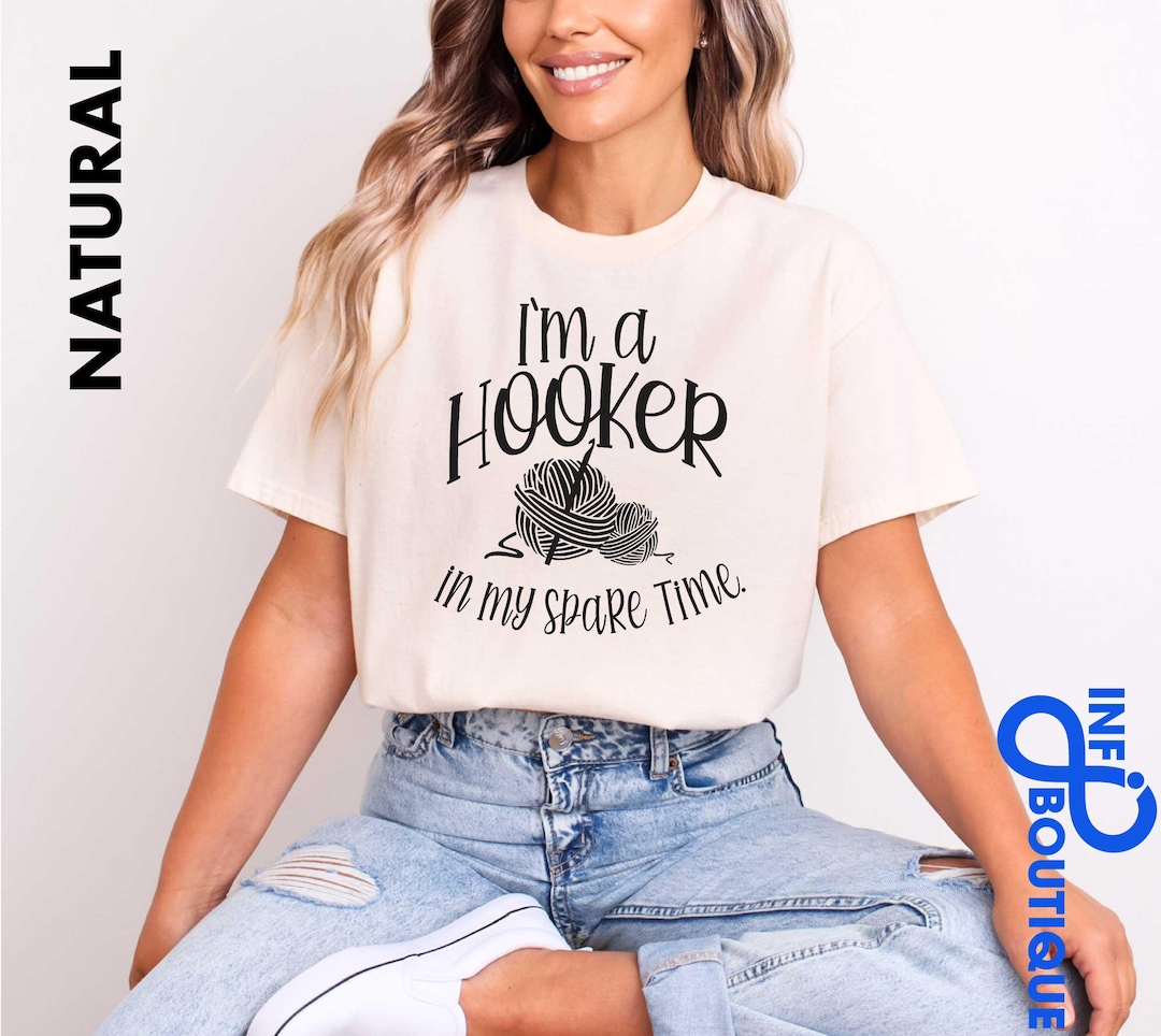 I'm A Hooker in My Spare Time Shirt, Funny Hooker Shirt, Sarcastic ...