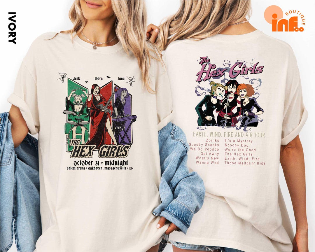 The Hex Girls Shirt, the Hex Girls Rock Band Shirt, Halloween Retro 90s ...