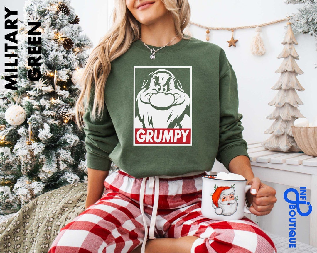 Retro Disney Snow White Grumpy Sweatshirt, Funny Seven Dwarf Shirt ...