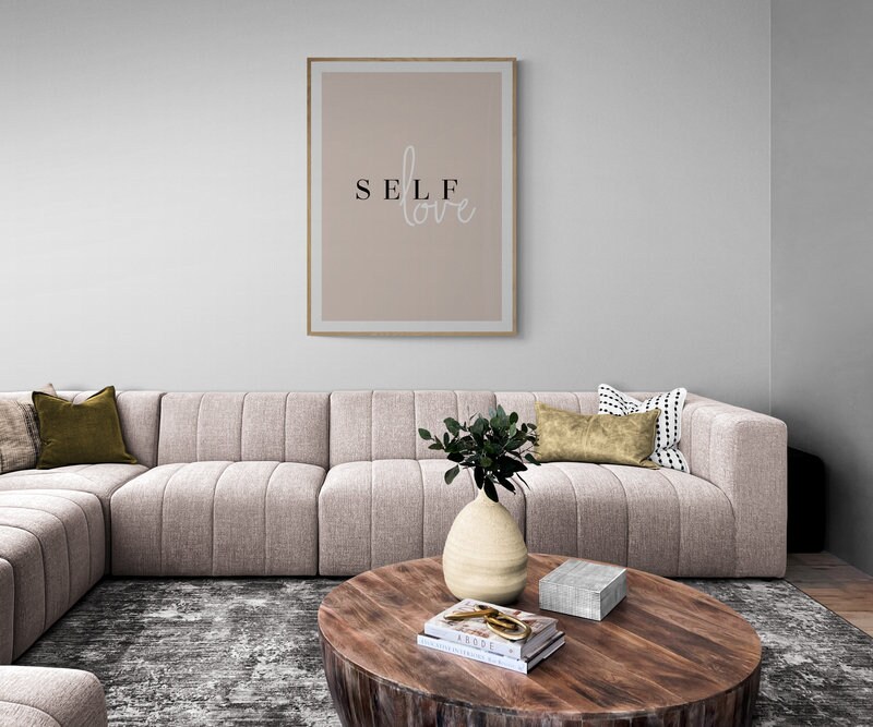 Self Love Wall Art, Self Love Print, Motivational Art, Self Love Poster ...