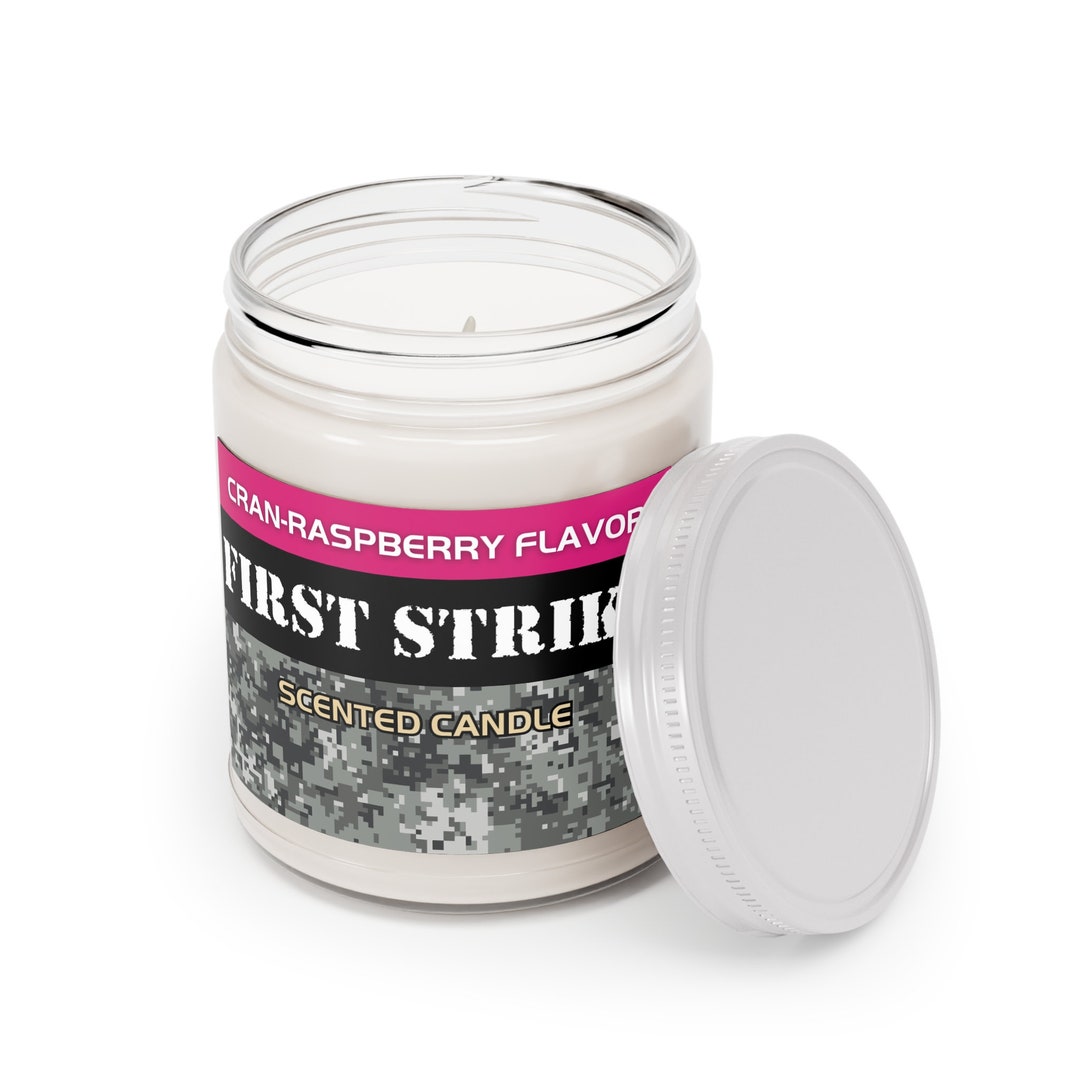 First Strike Candle Series Cran-raspberry Scent - Etsy