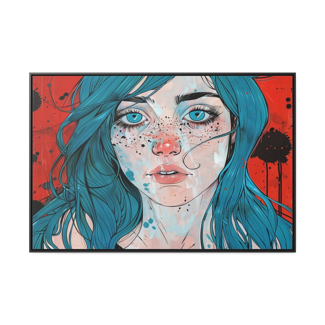 Vivid Freckles, Gallery Canvas Wraps, Horizontal Frame, Home Art Decor ...