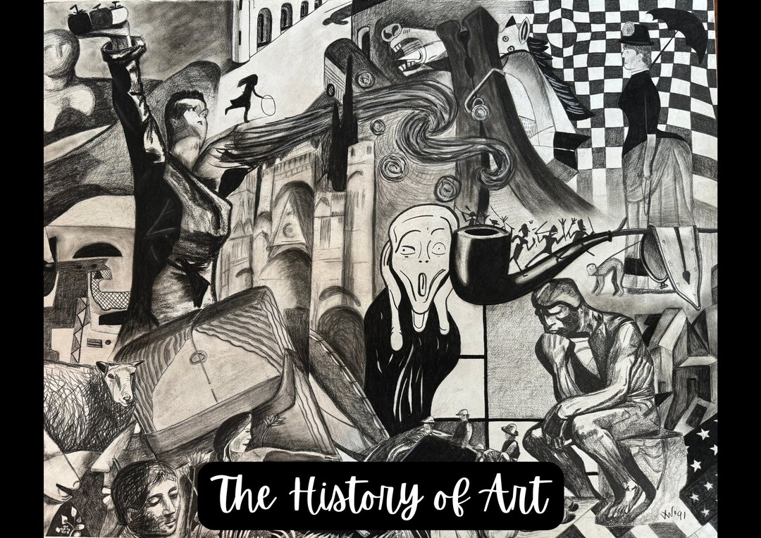 The History of Art Poster - Etsy