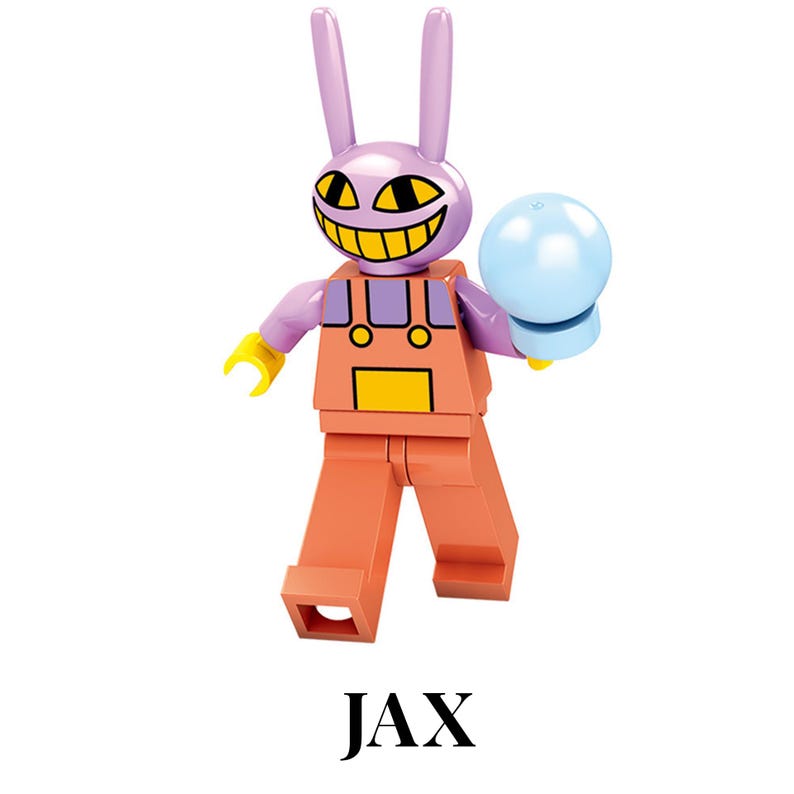 The Amazing Digital Circus Building Block, Pomni Inspired Mini Figures ...