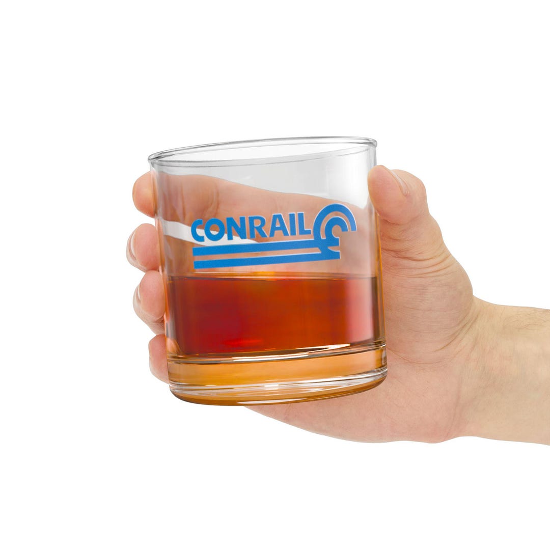 Conrail Logo Rocks Glass, 10oz - Etsy