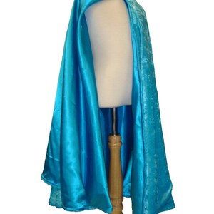 READY TO SHIP - Turquoise Velvet and Satin Reversible Child's Play ...