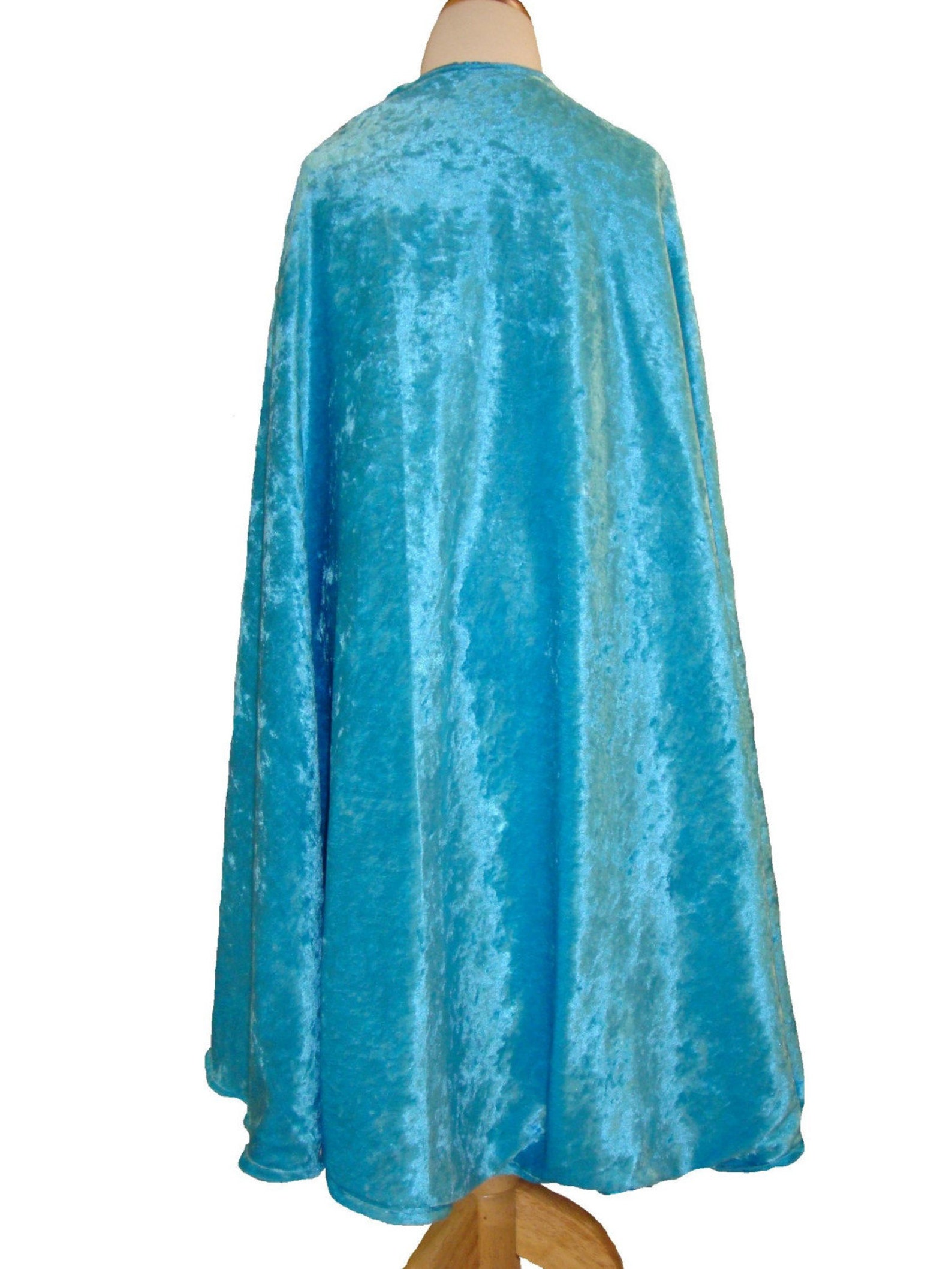 READY TO SHIP - Turquoise Velvet and Satin Reversible Child's Play ...