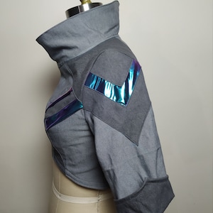 Cyberpunk Cropped Jacket Sewing Pattern | Streetwear, Cosplay, LARP - Etsy