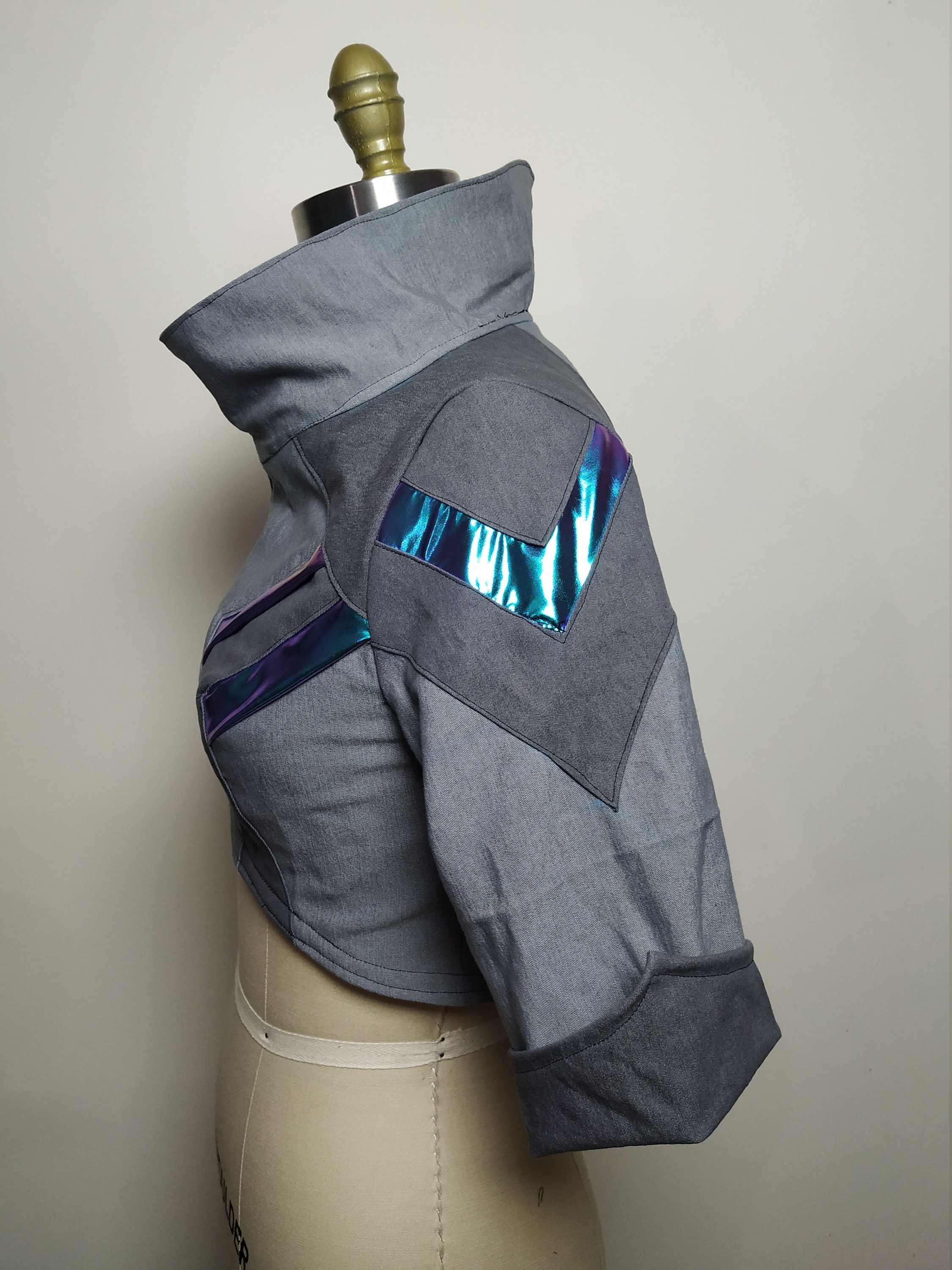 Cyberpunk Cropped Jacket Sewing Pattern Streetwear Cosplay - Etsy UK