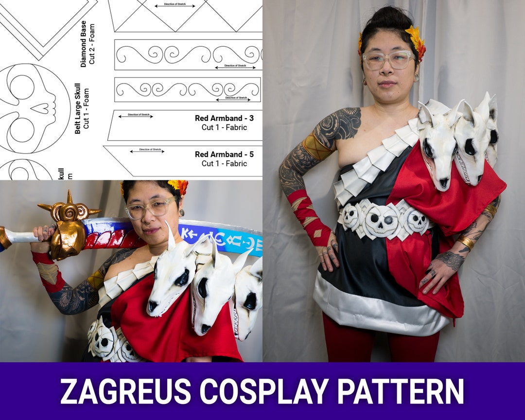 Zagreus Hades Game | Cosplay Sewing Pattern - Etsy
