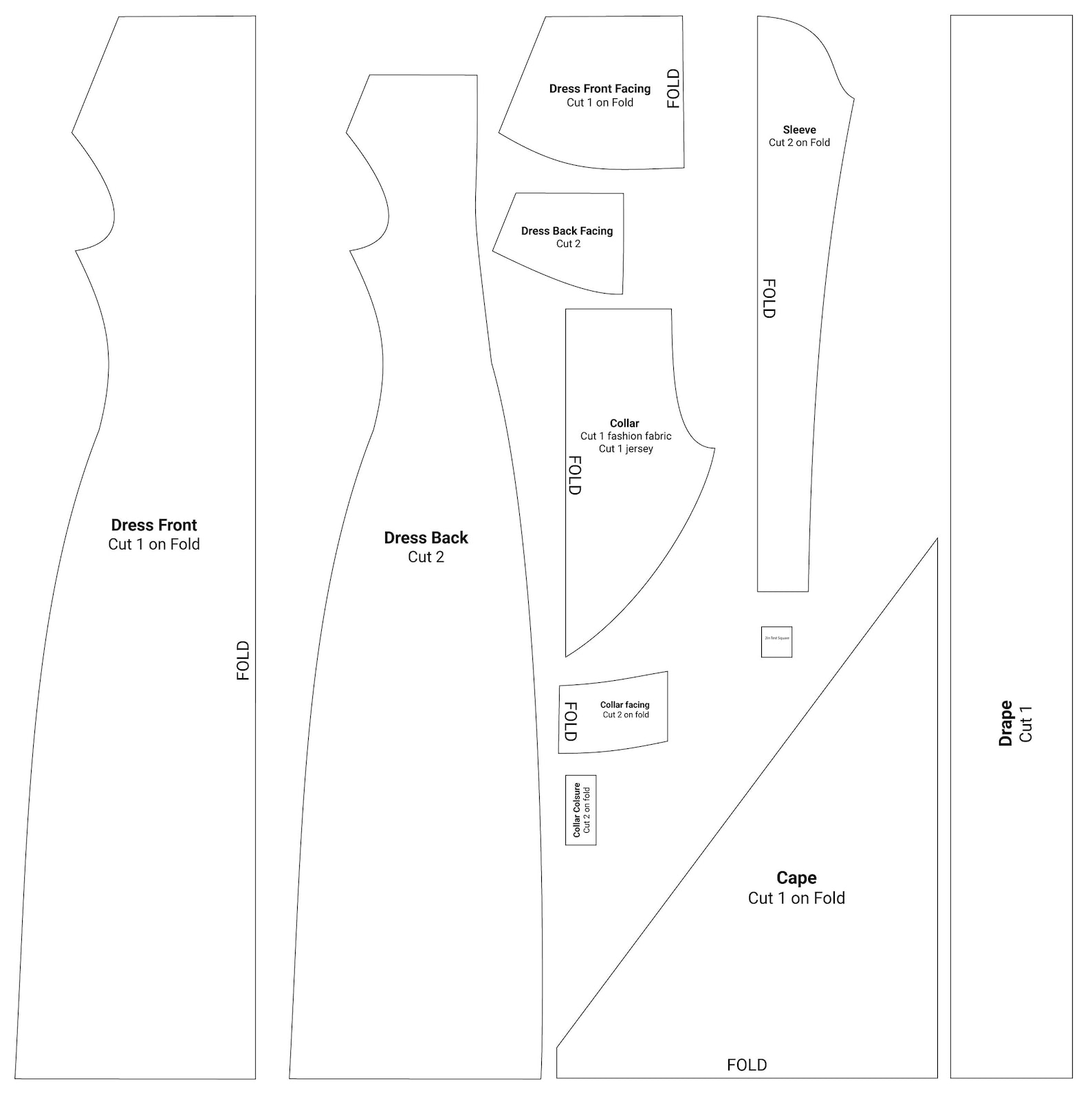 Space Vice Admiral | Cosplay Sewing Dress With Cape Pattern - Etsy