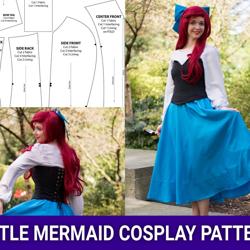 Mermaid Costume Pattern - Etsy