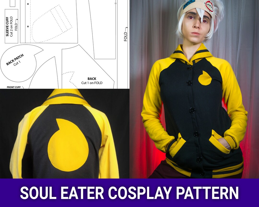 Sweatshirt Sewing Pattern | Anime Cosplay - Etsy
