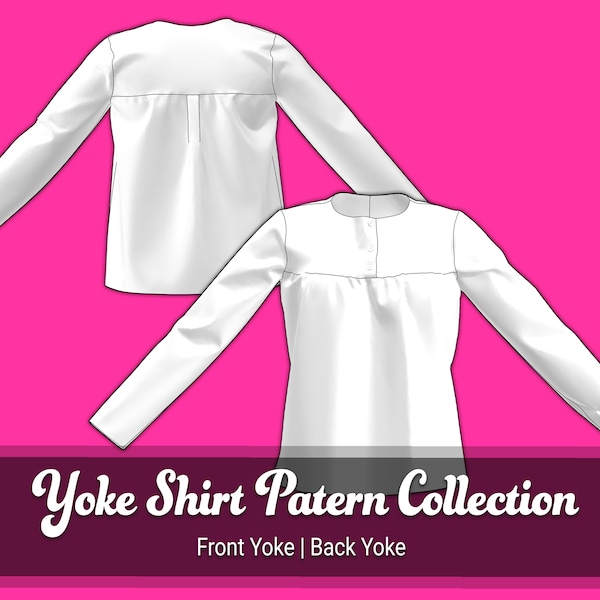 Square Yoke Dress - Etsy