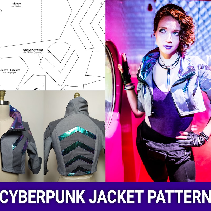Leather Cyberpunk Pattern - Etsy