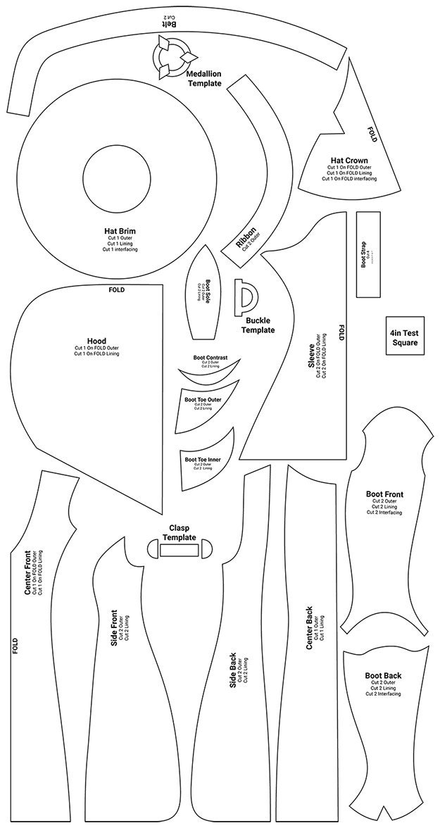 Witch School Uniform Cosplay Sewing Pattern Anime Magic - Etsy