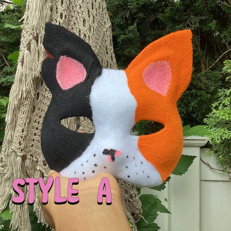 Calico Cat Therian Mask - Etsy