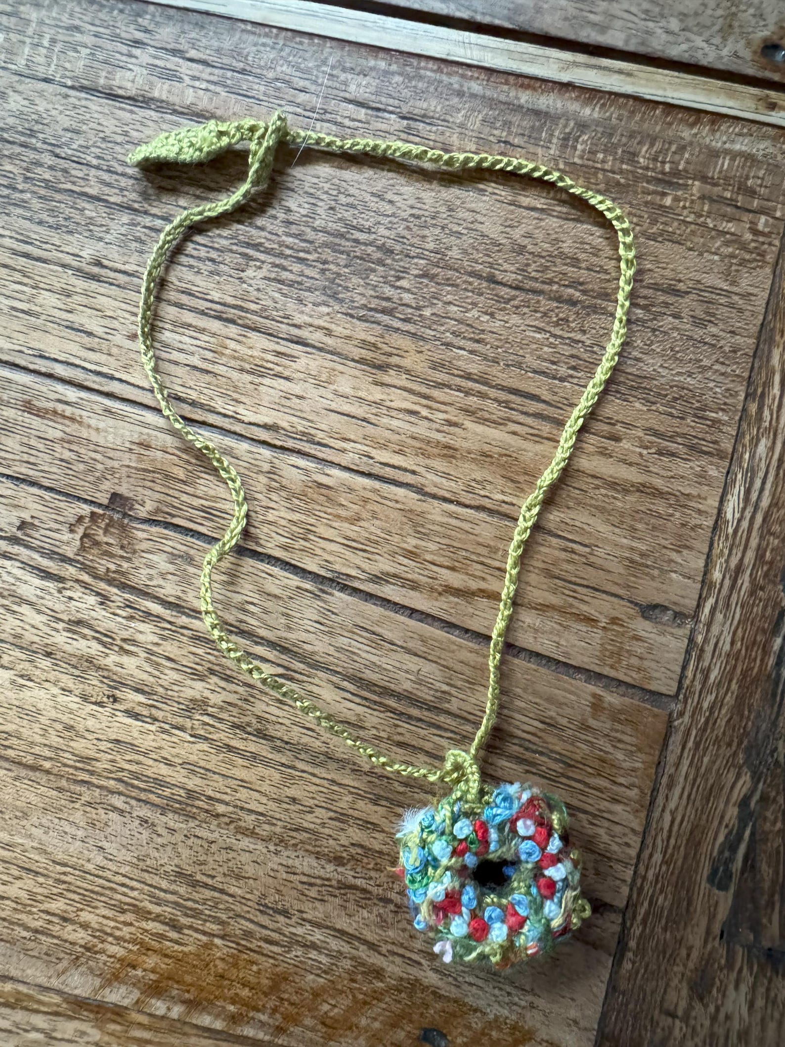 Upcycled Pendants With Crocheted Chains, Various Styles - Etsy