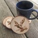 Duck Coaster, Laser Engraved Coasters, Duck Hunting, Wood Coaster Set ...