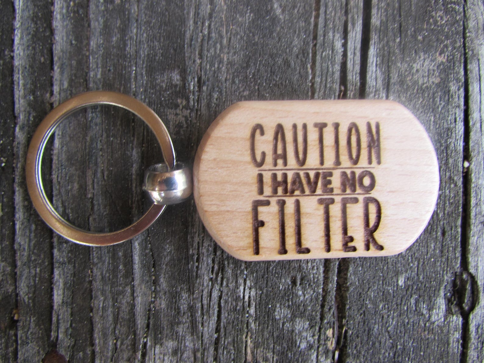Funny Laser Engraved Keychains With Snarky Sayings, Sarcastic Gift for ...