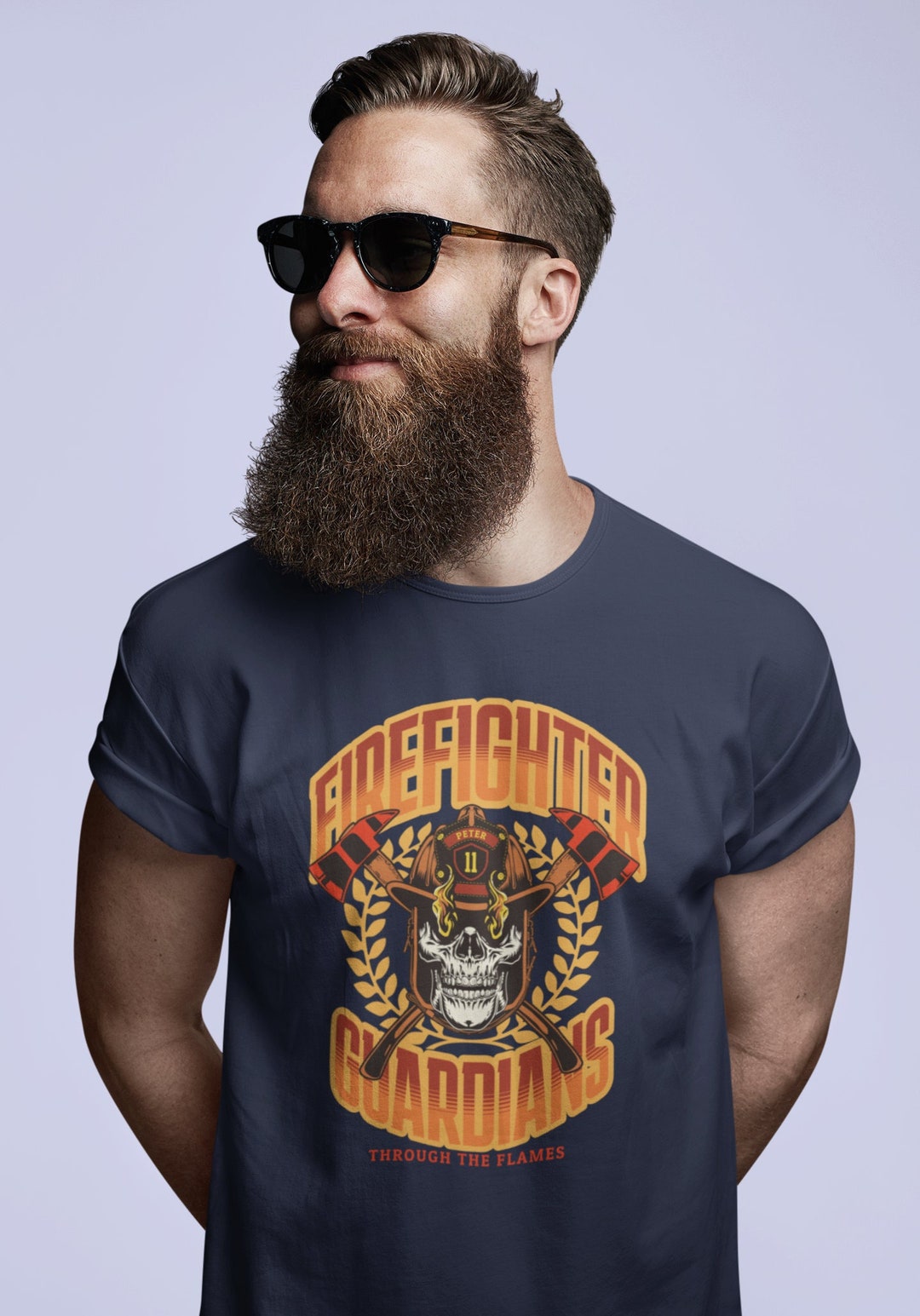 Custom Firefighter Shirt, Personalized Redline Shirt, US Fire ...