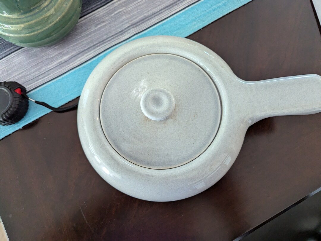 1950's Russel Wright Pottery Covered Casserole With Handle. - Grey ...