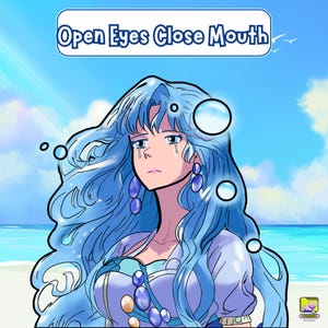 Pngtuber Vtuber Model Blue Maiden Anime-inspired, SAD EMOTION ONLY ...