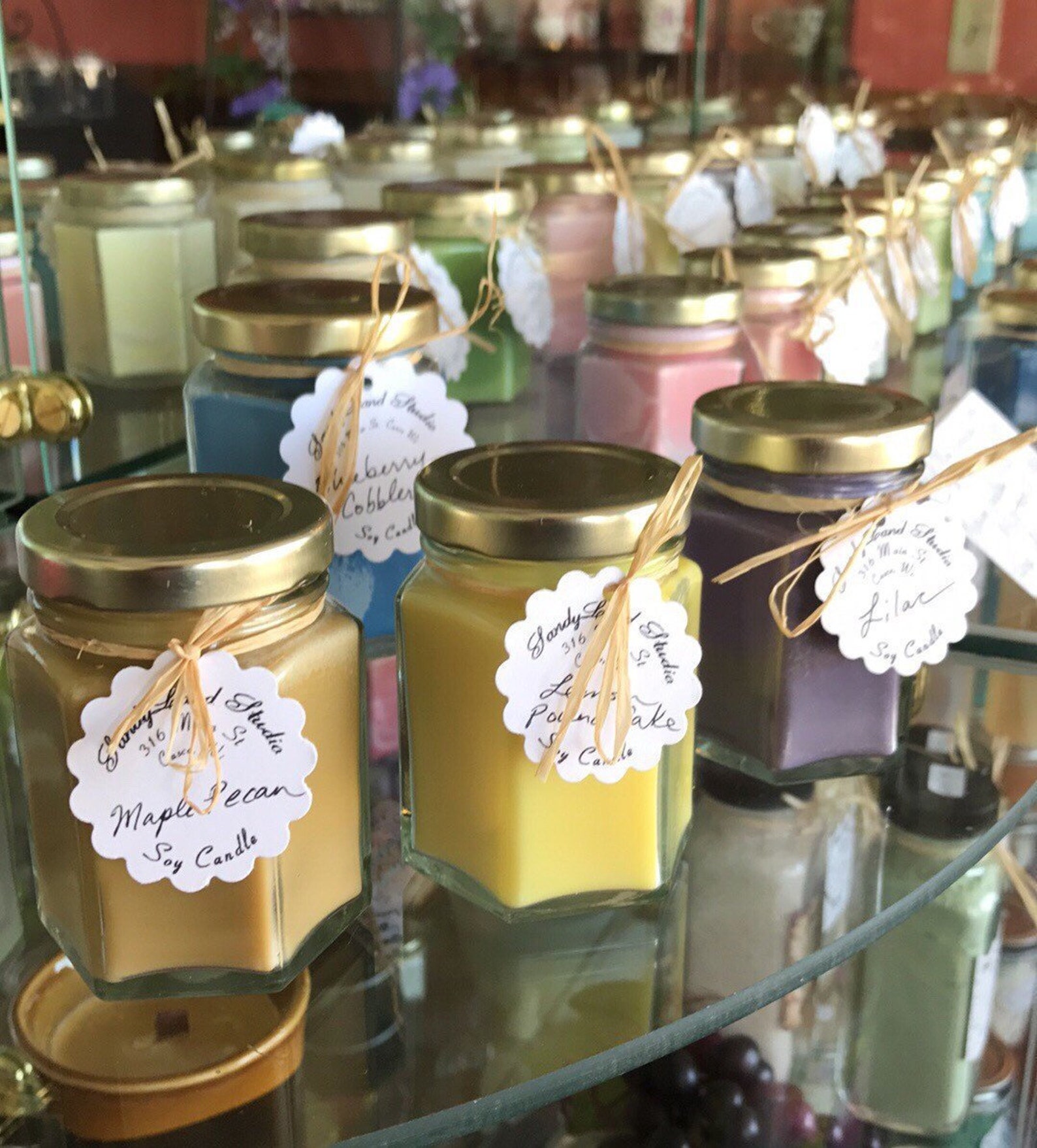 Strawberry Rhubarb Soy Candles Eco Wick Scented Candle | Etsy