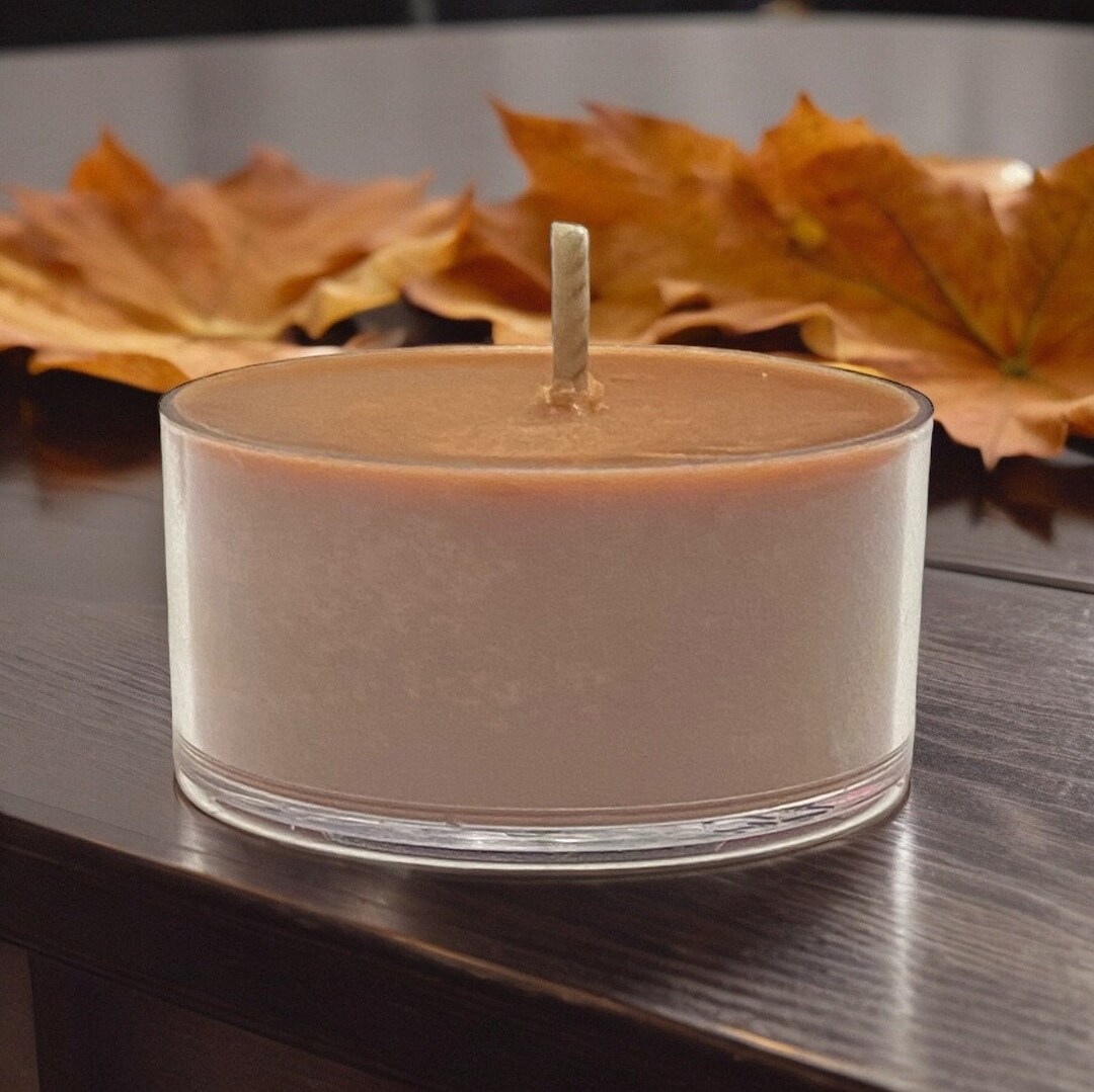 Tobacco & Maple Scented Candle Tealights Rustic Farmhouse Home Decor - Etsy