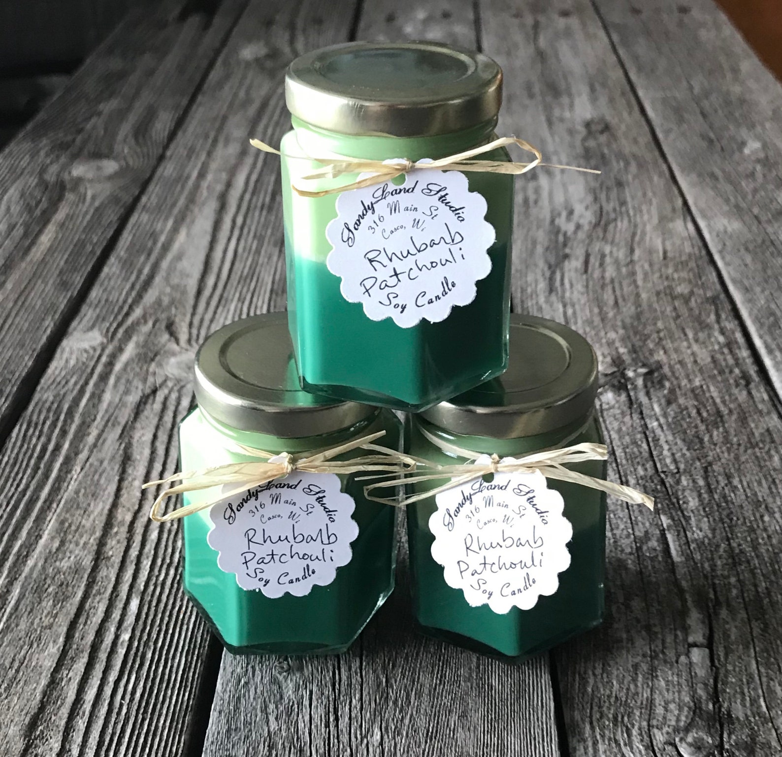 Strawberry Rhubarb Soy Candles Eco Wick Scented Candle | Etsy