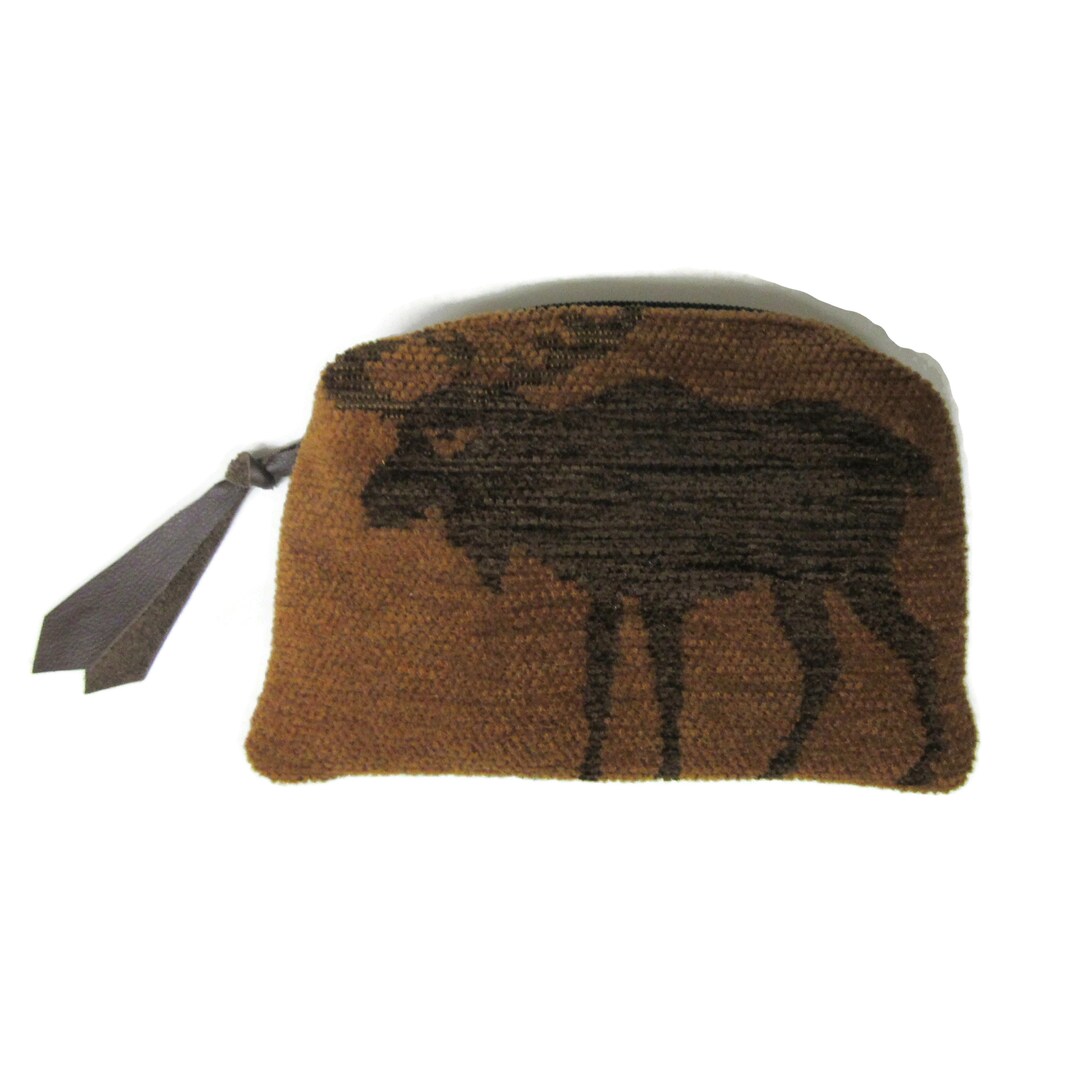 Moose Zippered Pouch Coin Purse Change Purse Accessory Organizer ...